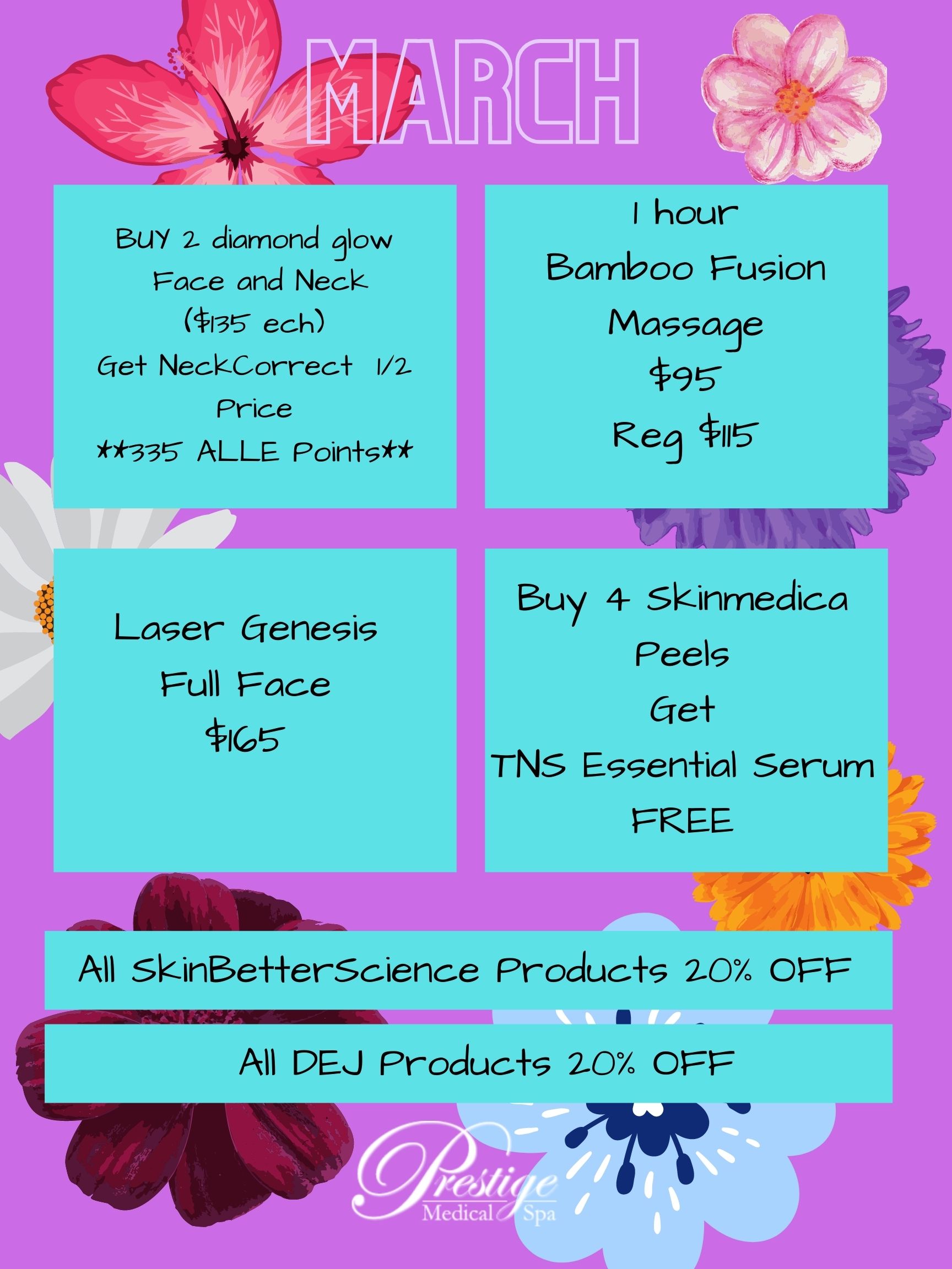 March Specials | Prestige Medical Spa